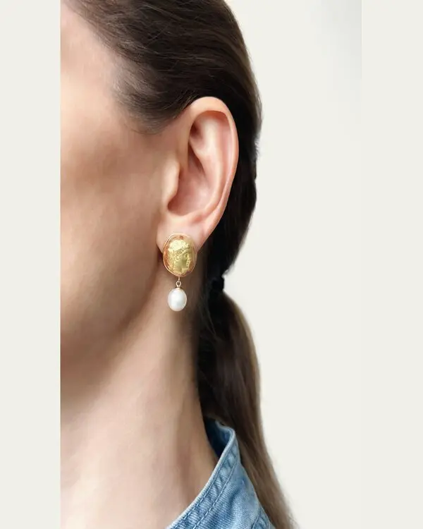 HAUTE VICTOIRE Andromeda Pearl Drop Earrings