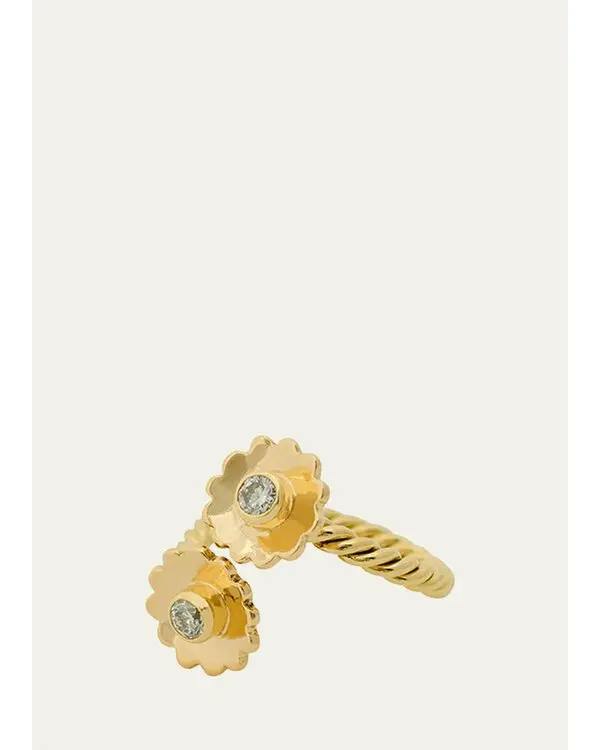 HAUTE VICTOIRE Etoile Toi Et Moi Diamond Ring - Yellow