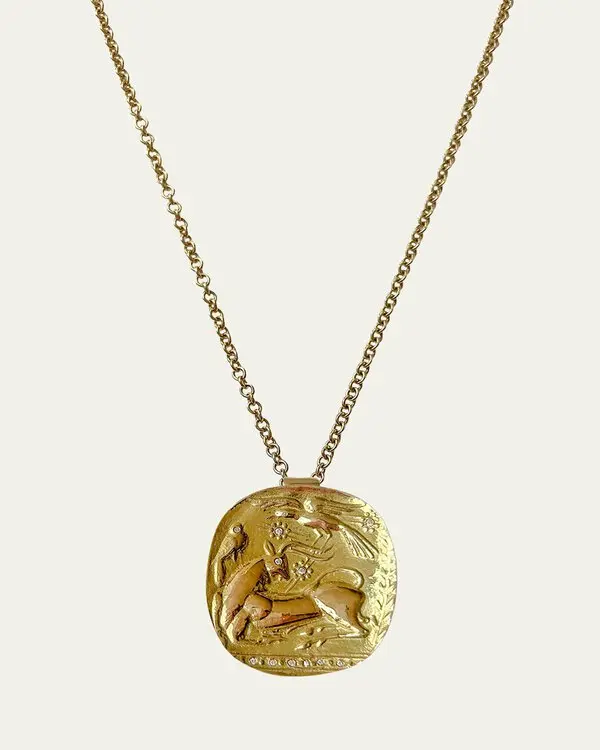 HAUTE VICTOIRE Constellation Diamond Necklace, 20"l - Gold