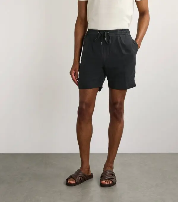 Ralph Lauren Purple Label Silk-linen Shorts