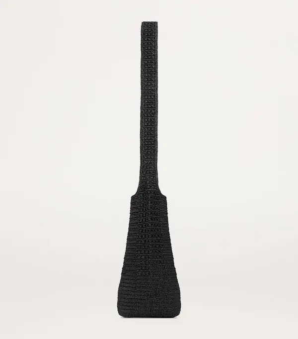 Saint Laurent Le 5 A 7 Raffia Shoulder Bag