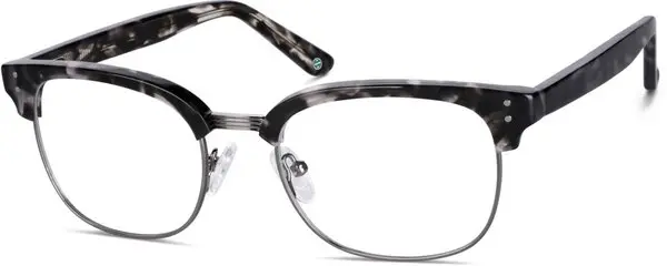 Zenni Browline Full Rim Frame Eyeglasses - Tortoiseshell