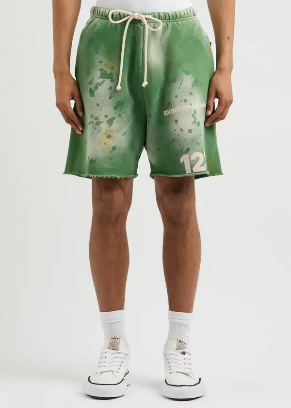 RIVINGTON ROI REBIS Gym Bag Printed Cotton Shorts