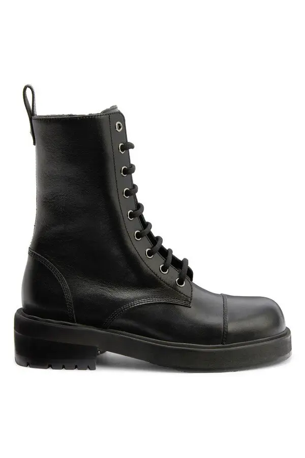 GIUSEPPE ZANOTTI Toluse Leather Combat Boots