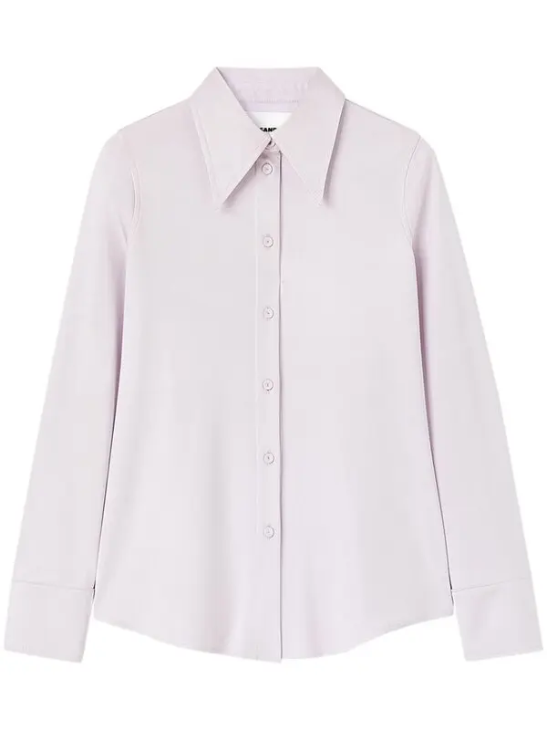 JIL SANDER Oversized-collar Poplin Shirt