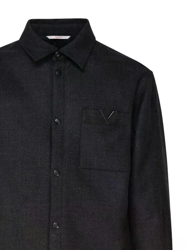 Valentino Garavani Vlogo Padded Shirt Jacket
