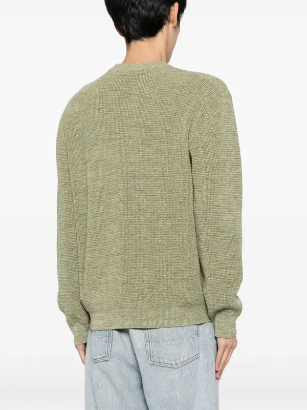 Maison Kitsuné Logo-embroidered Cotton Jumper