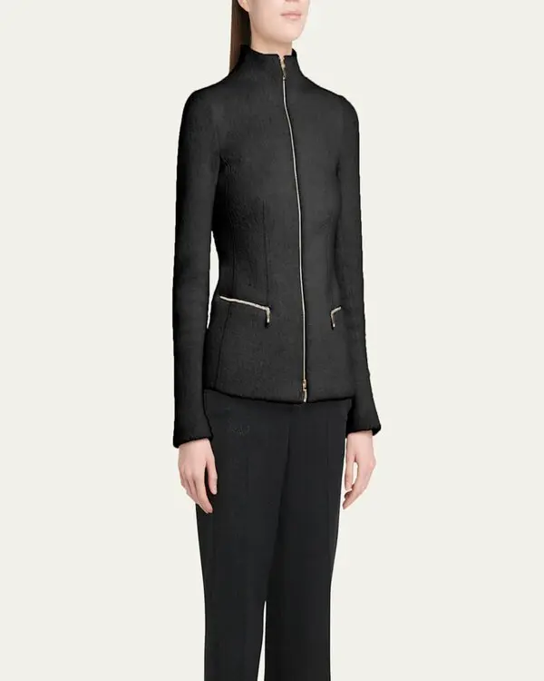 Giorgio Armani Cashmere-blend Knit Jacket