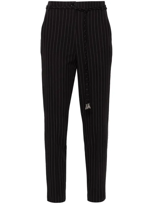 Patrizia Pepe Pinstriped Slim Trousers