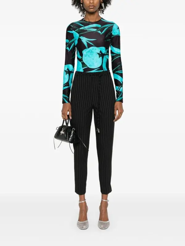 Patrizia Pepe Pinstriped Slim Trousers