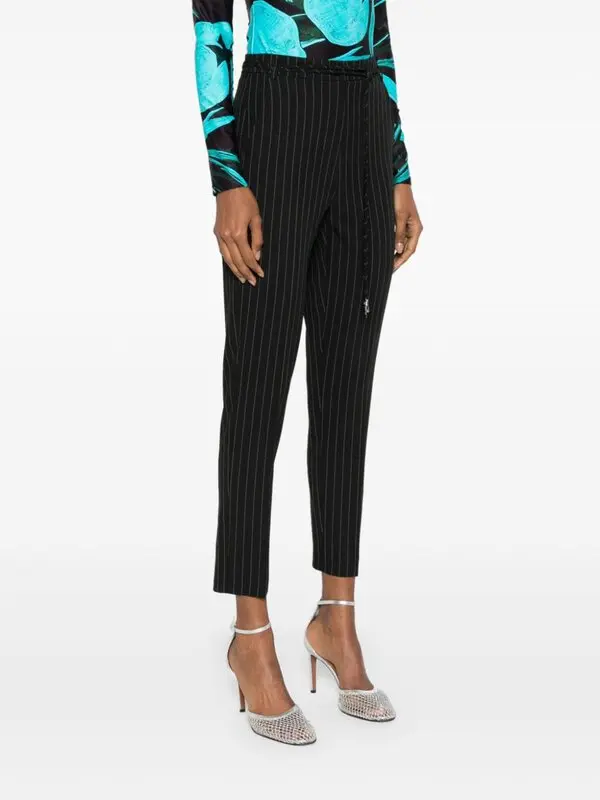 Patrizia Pepe Pinstriped Slim Trousers