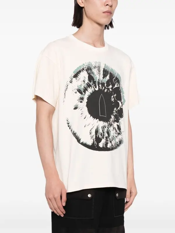 WHO DECIDES WAR BY EV BRAVADO Eye Cotton T-shirt