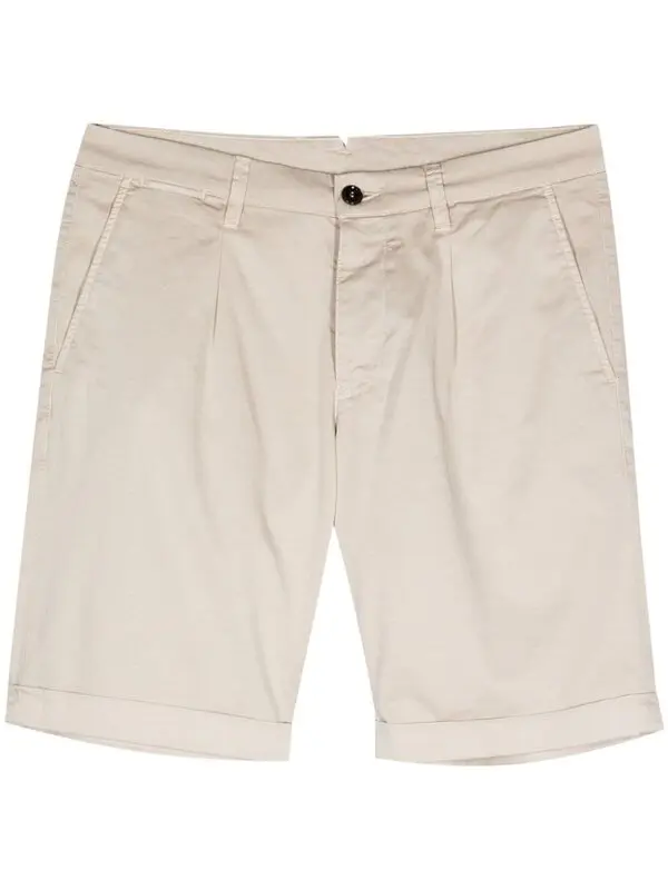 MOORER Alicudi-kel Chino Shorts - Neutrals