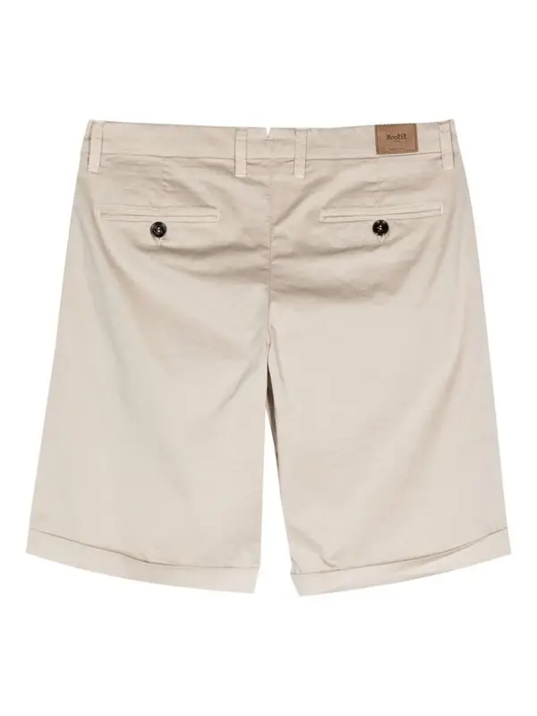 MOORER Alicudi-kel Chino Shorts - Neutrals