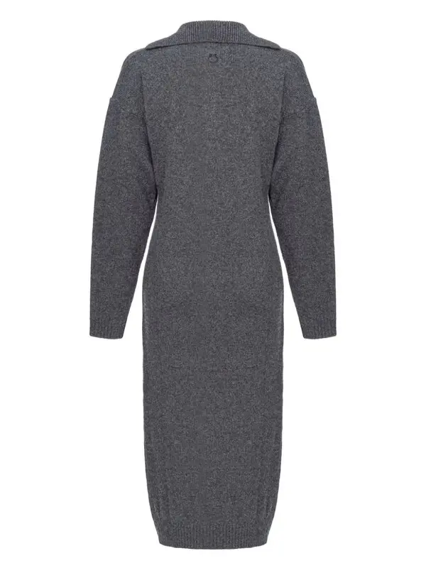 Pinko V-neck Knitted Dress