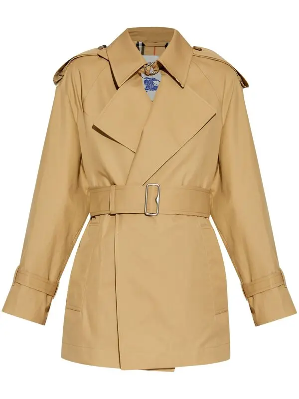 Burberry Belted Trench Jacket - Neutrals