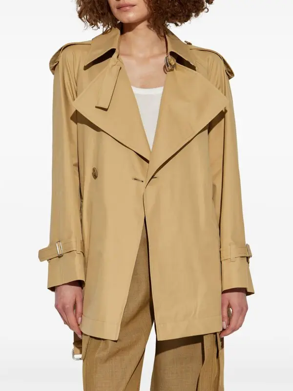 Burberry Belted Trench Jacket - Neutrals