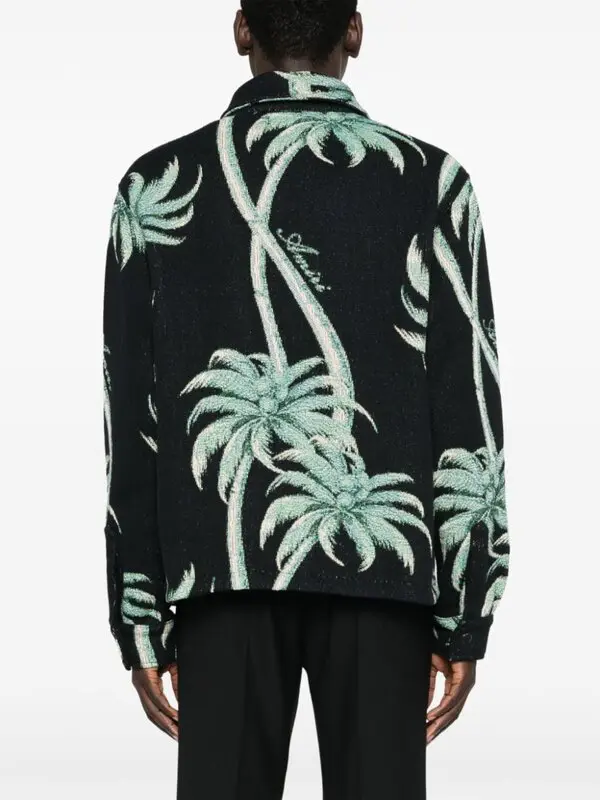 Amiri Twisted Palms Tapestry Overshirt