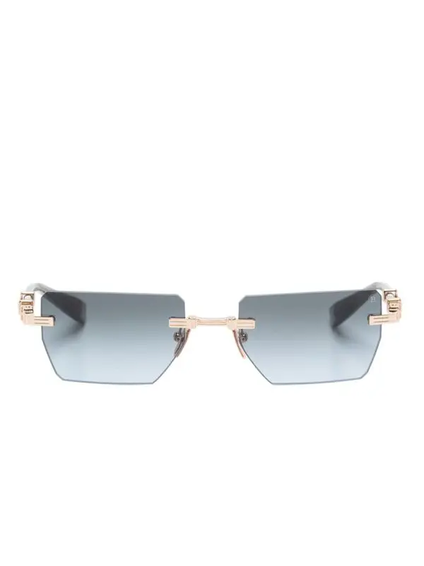 Balmain Rectangle-frame Sunglasses