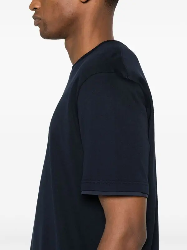 Herno Short-sleeve Cotton T-shirt - Blue