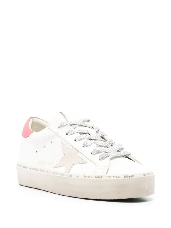 GOLDEN GOOSE Hi Star Leather Sneakers