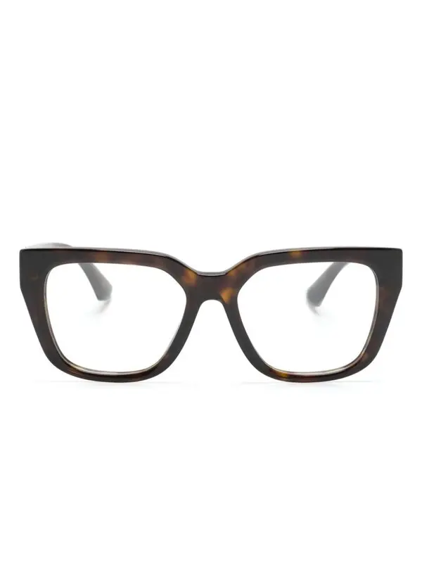 Burberry Square-frame Glasses - Brown