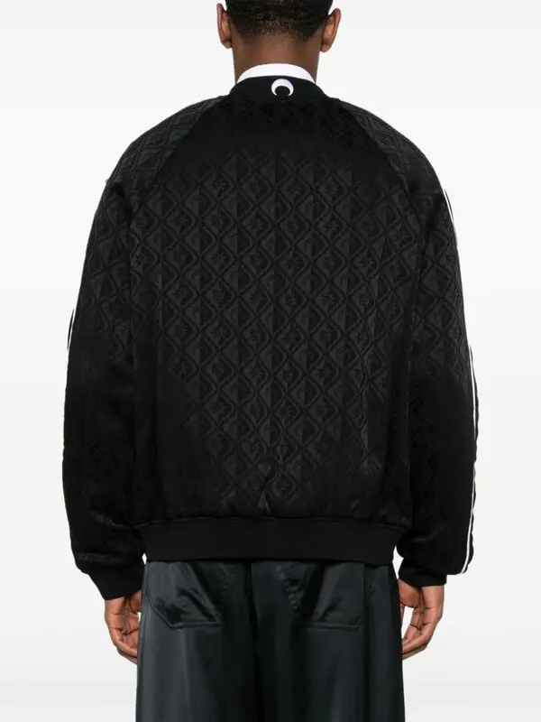 MARINE SERRE Moon Diamant Jacquard Bomber Jacket