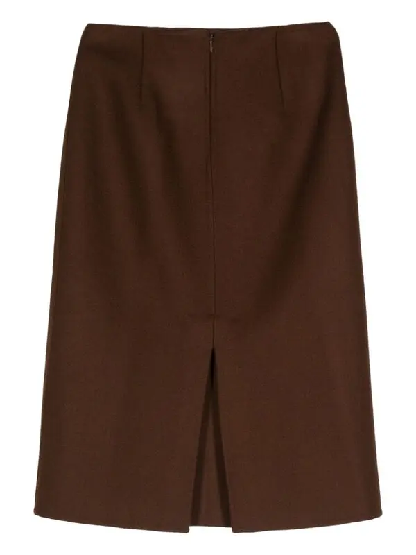 Ermanno Scervino Double Wool Pencil Skirt