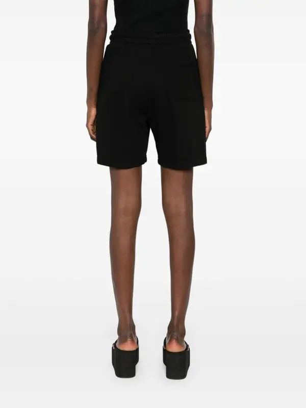LOULOU Crystal-embellished Track Shorts