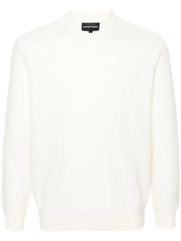 Emporio Armani Crew-neck Virgin Wool Jumper