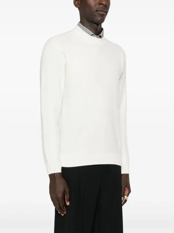 Emporio Armani Crew-neck Virgin Wool Jumper
