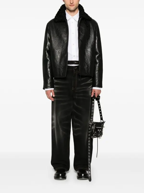 Acne Studios Logo-embroidered Cotton Shirt