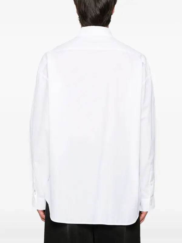 Acne Studios Logo-embroidered Cotton Shirt