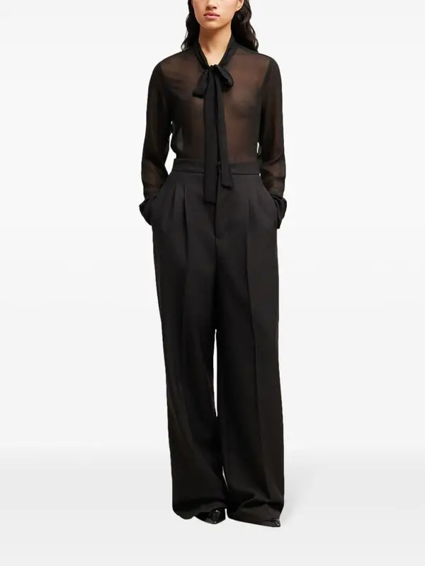 AMI Paris Acot Silk Blouse