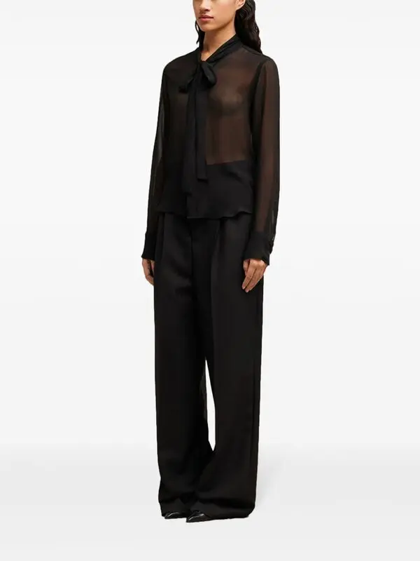 AMI Paris Acot Silk Blouse