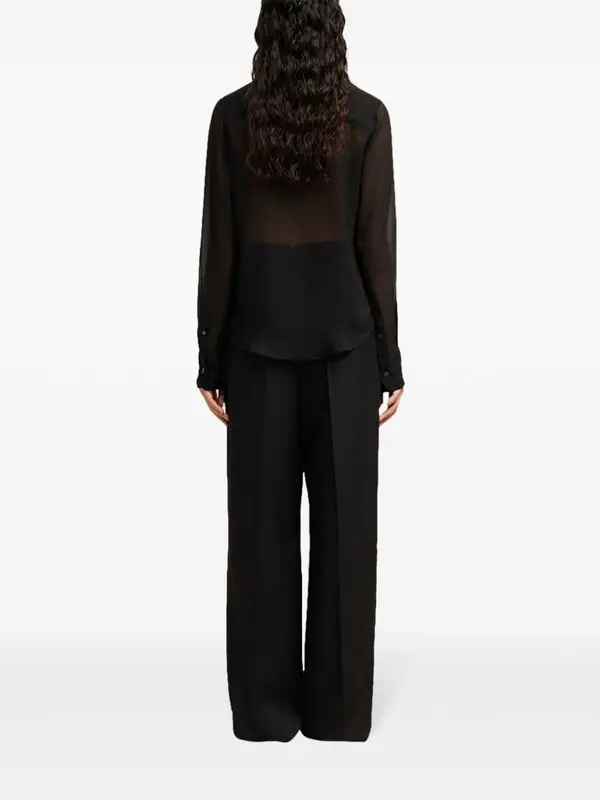 AMI Paris Acot Silk Blouse