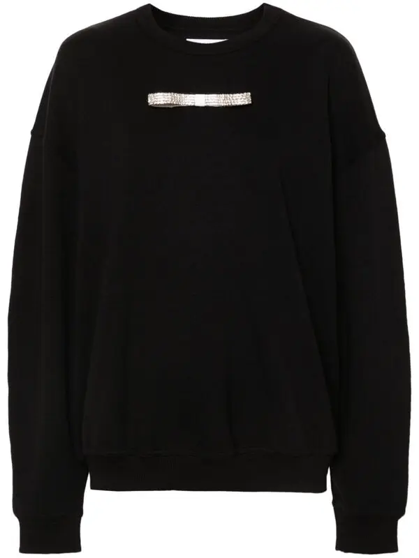 LOULOU Bow-embellished Sweatshirt