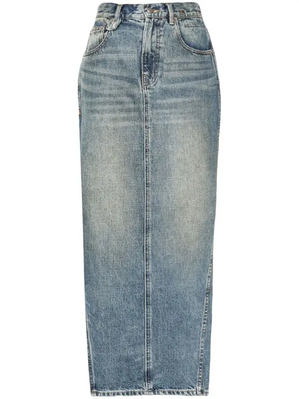 R13 Devon Mid-rise Maxi Skirt
