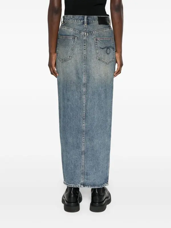 R13 Devon Mid-rise Maxi Skirt