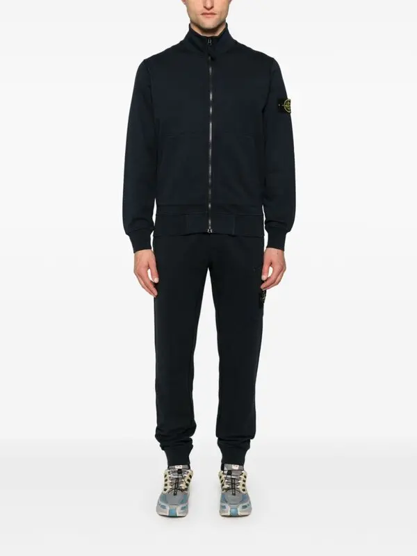 Stone Island Patch-pocket Drawstring Trousers - Blue