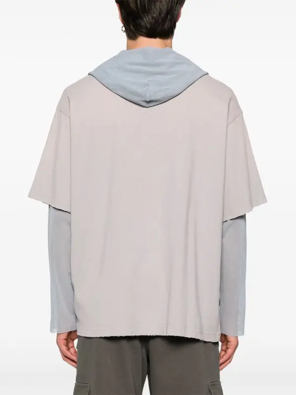 Acne Studios Layered Hooded T-shirt