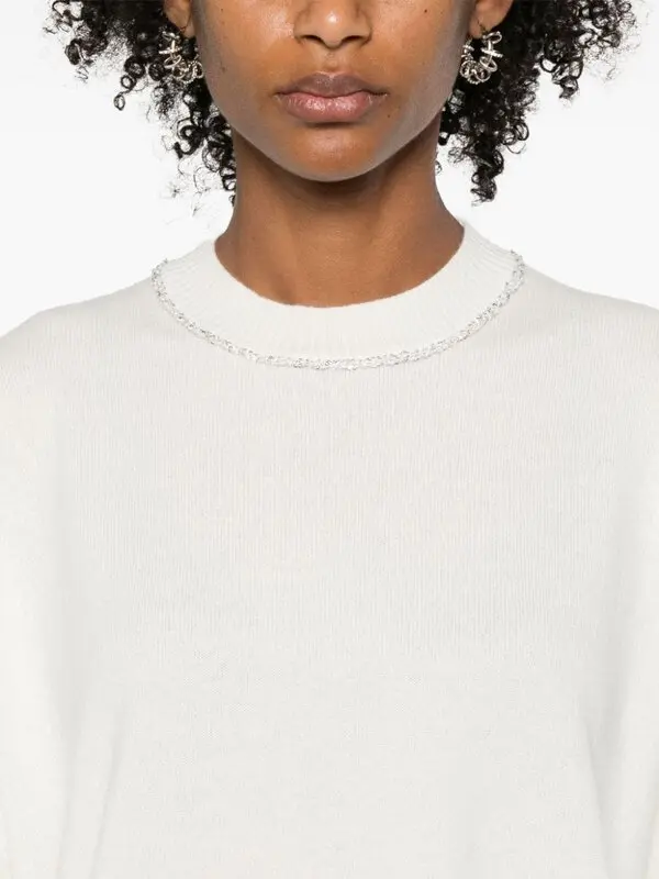Fabiana Filippi Sequin-detailing Jumper