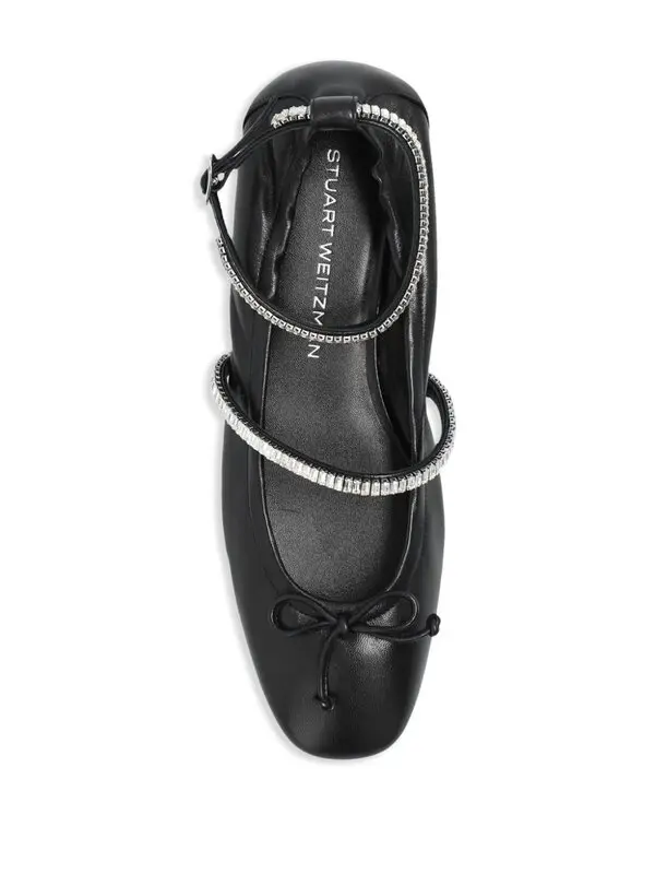 STUART WEITZMAN Stefanie Ballerina Shoes - Black