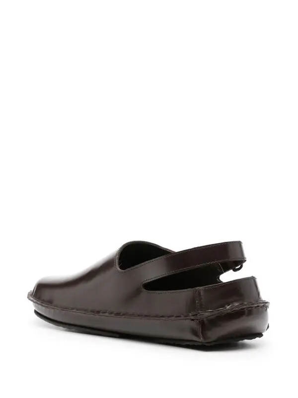 Hereu Cargol Whipstitch Leather Sandals