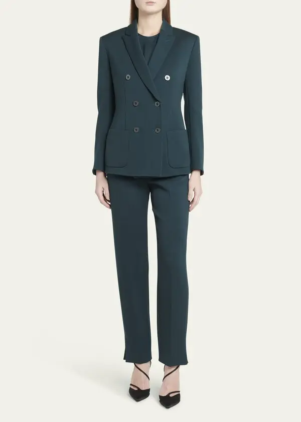Giorgio Armani Slim-leg Stretch Wool Trousers