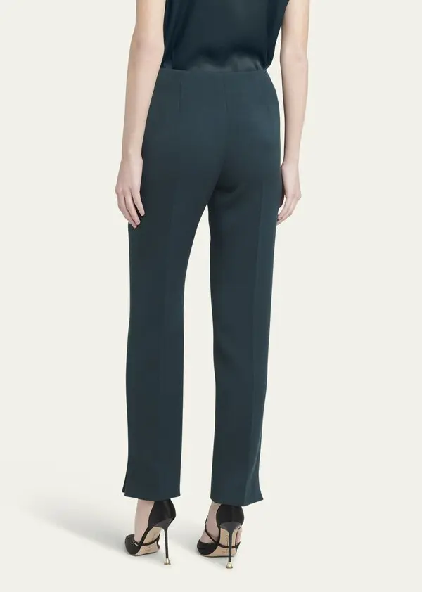 Giorgio Armani Slim-leg Stretch Wool Trousers