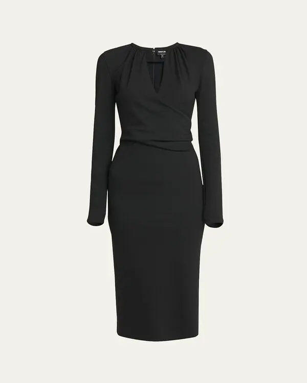 Giorgio Armani Milano Jersey Sheath Dress