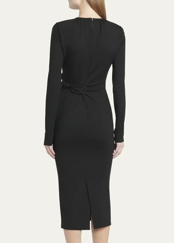 Giorgio Armani Milano Jersey Sheath Dress