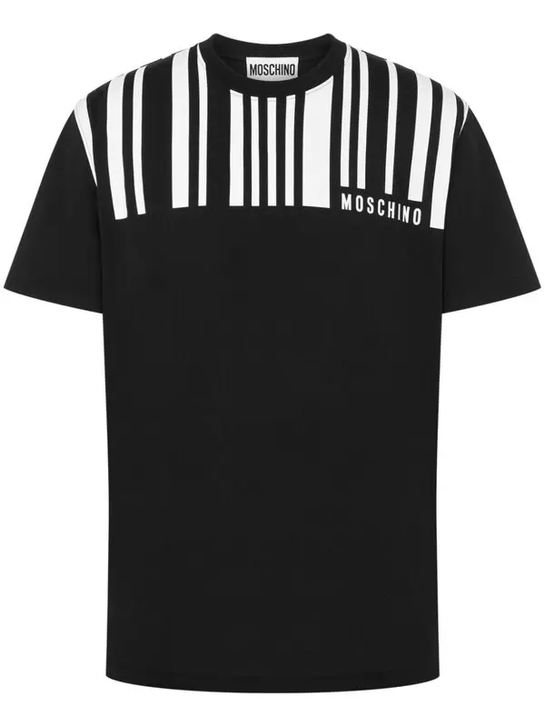 Moschino Barcode-print Cotton T-shirt