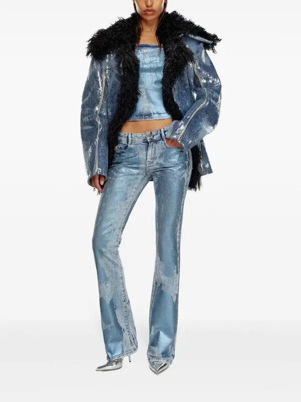 Diesel® 1969 D-Ebbey 0ajeu Flare Jeans In Blue - 30% Off